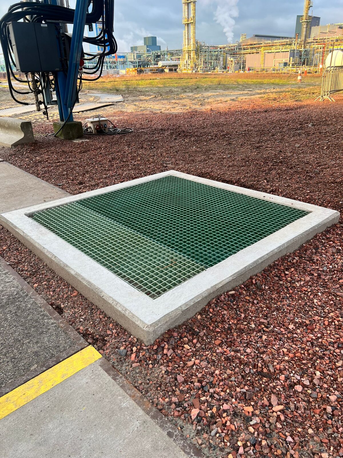 Waterdichte inspectieput Chemie Antwerpen - Van Kerckhoven Groep